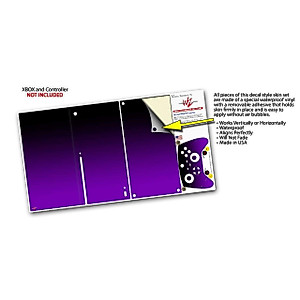 WraptorSkinz Skin Decal Vinyl Wrap compatible with the XBOX Series X Console and Controller - Smooth Fades Purple Black (GAMING CONSOLE NOT INCLUDED)