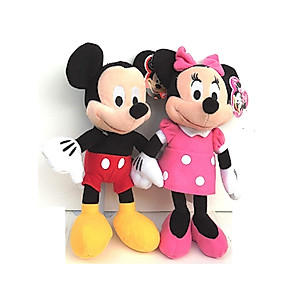 Disney Mickey and Minnie Mouse 10" Plush Bean Bag Doll
