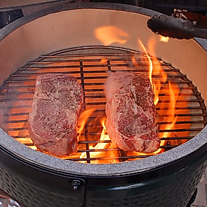 OLIGAI Cooking Grill Grates for Medium Big Green Egg,Stainless Steel Round Wire Grill Grate,Cooking Grate Replacement for Most Barbecue Ceramic Grill and Smoker 15.5“ for M BGE