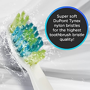 Voom Sonic – Pro 3/Pro 5 Replacement Heads | Pack of 6 Replacement Brushes | Advanced Bristle Technology| Soft DuPont Nylon Bristles | Oral Care