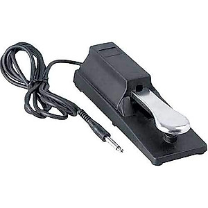 Novation AMS-IMPULSE-61 Impulse 61 Keyboard Bundle with Sustain Pedal and Adjustable Keyboard Stand (3 Items)