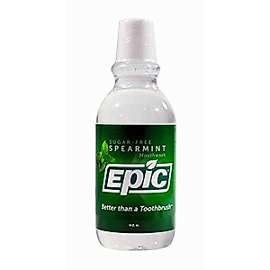 Epic Xyitol Spearmint Flavored Mouthwash, 16 Fl Oz (Pack of 2)2