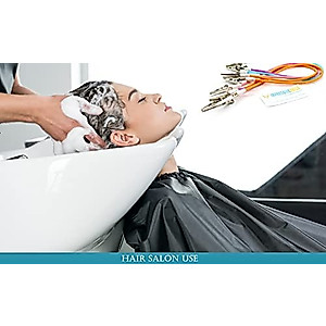 Impressive Smile 5 PCS Set Dental Colorful Sterilizable Silicone Bib Holder Clips - Colors May Vary