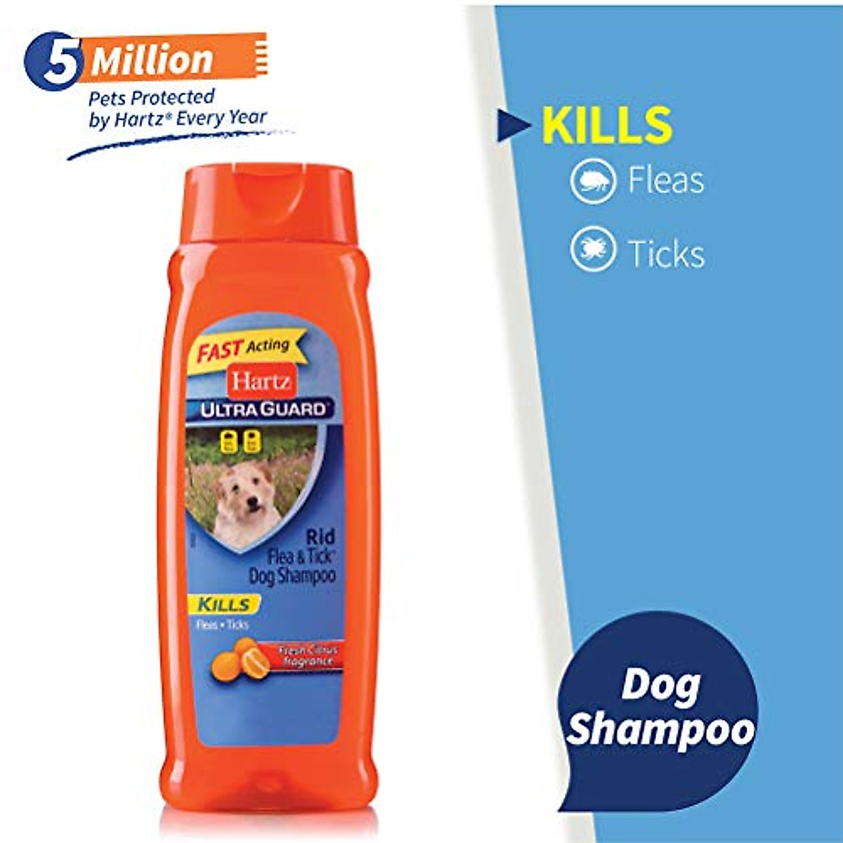 Hartz UltraGuard Citrus Scented Rid Flea & Tick Dog Shampoo