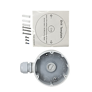 KENUCO CB110 DS-1280ZJ-DM18 Conduit Base for Hik compatible Dome Camera DS-2CD2143G0-I, DS-2CD2183G0-I, DS-2CD2185FWD-I (1 Pack)