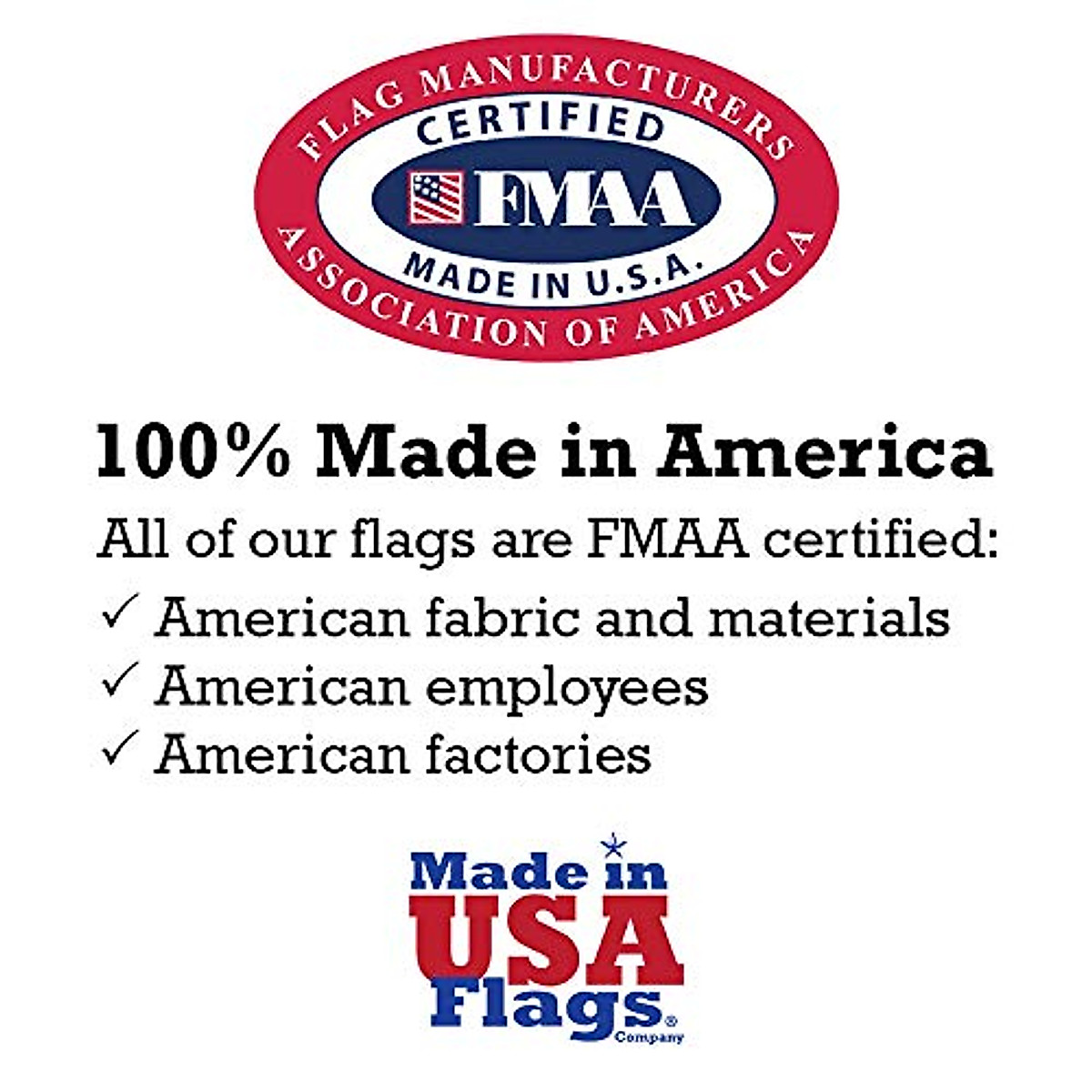 American Flag Heavy Duty 5x8 Premium Commercial Grade 2 ply Polyester 100% Made in USA Tough Durable Fade Resistant All Weather SEWN STRIPES EMBROIDERED STARS