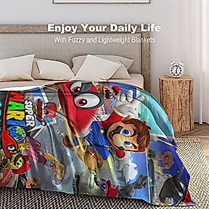 SCGOLD Blanket, 40x50 inch Fleece Blanket Lightweight Blankets for Sofa, Couch, Bed, Camping, Travel - Super Soft Cozy Microfiber Blanket and Xmas Gift Red