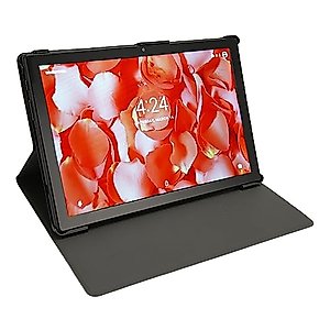 Luqeeg HD Tablet, 3 Card Slots 6GB 128GB Memory 4G LTE 5G WiFi Dual Camera Business Tablet 10.1 Inch FHD for Gaming (US Plug)