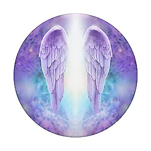 Angel Wings Guardian - Christian Heaven Cherub - Mystic Gate PopSockets PopGrip: Swappable Grip for Phones & Tablets