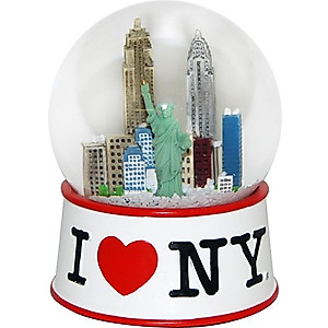 Official I Love New York Snow Globe (2.5 Inches Tall) (45mm Globe)