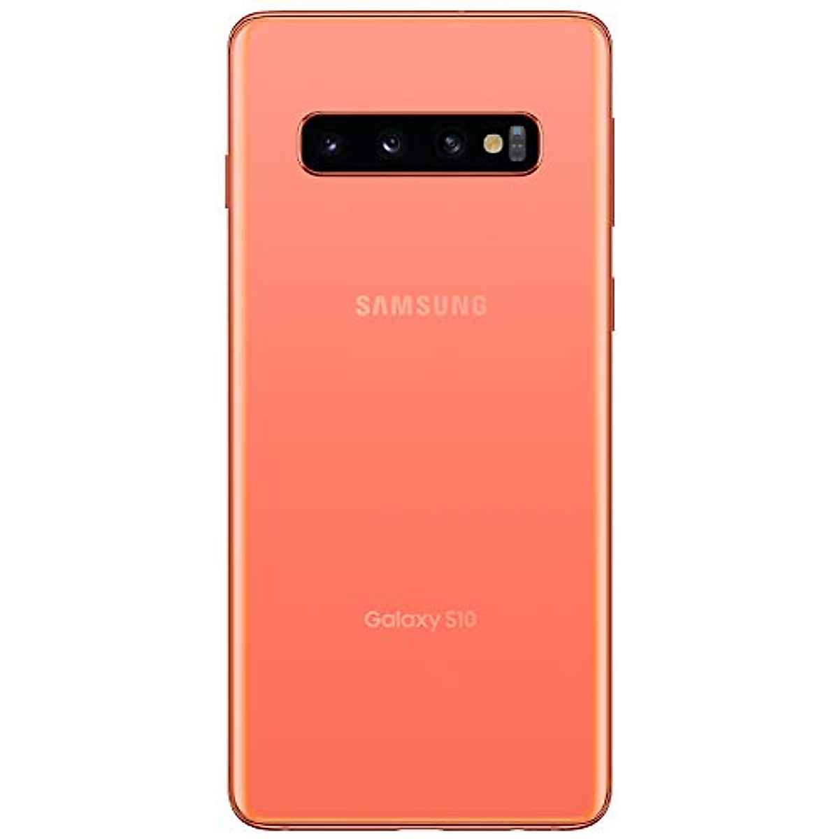Samsung Galaxy S10 Factory Unlocked Android Cell Phone | US Version | 128GB of Storage | Fingerprint ID and Facial Recognition | Long-Lasting Battery | Flamingo Pink