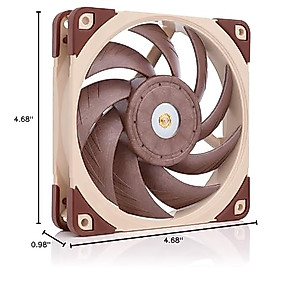 Noctua NF-A12x25 PWM, Premium Quiet Fan, 4-Pin (120mm, Brown)