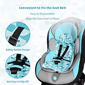 Gel Car Seat Cooler Pad for Children,Summer Breathable Ice Stroller Cooler Mat,Multifunctional Baby Cooling Pad Suitable for Stroller, Baby Dining Chair, Child Safety Seat