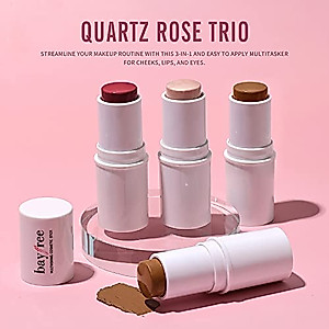 KIMUSE Multi Stick Trio Face Makeup, Cream Blush Stick for Cheeks & Lips, Contour Stick & Highlighter Makeup Sticks for All Skin…