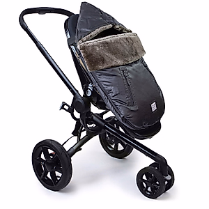 7AM Enfant Universal Stroller Footmuff - Water Repellent Winter Bunting Bag for Strollers & Car Seats, Soft Micro-Fleece & Plush Lined Stroller Footmuff for Baby Boy & Girl | WaxedPOD