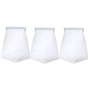 SEATORCH Rectangle Filter Sock Aquarium Felt Filter Bags, 4.5x7 300 Micron Rectangle Filter Sock - Apply to Eshopps(3 Pack)