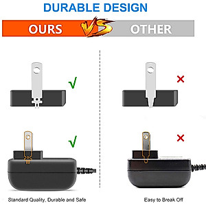 Digipartspower 9VDC AC Adapter Power Cord Compatible with Atari Flashback 2 Classic Game Console Flash Back