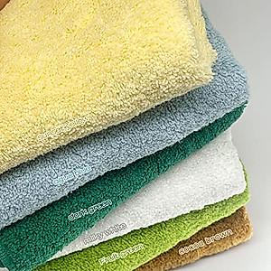 changyexi Hand Towels，Super Soft 6 Washcloths 13.7x13.7in,100% Cotton,Soft and Absorbent,Body and face can be Used (Multicolor, Pack of 6)