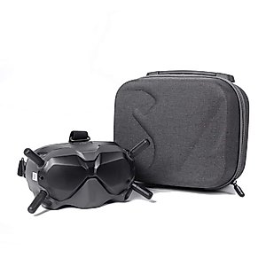 Tineer for DJI FPV Portable Carrying Case, Hard Shell EVA Carrying Case Handbag Shock-proof Scratch-proof Hard Case Storage Bag for DJI FPV Goggles V2 Accessories