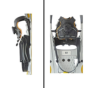 Denali Winter Sports | Sawtooth Spin Snowshoe Kit | 8 x 21 | Aluminum Trekking Poles | Carry Shoe Bag | Outdoor Snow Shoes