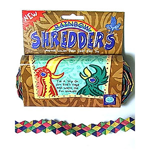 03138 Small Zig-Zag Rainbow Shredder Toys Foraging Craft Birds Talon Cage Chewy