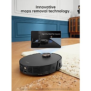 dreame L20 Ultra Robot Vacuum and Mop with Mop-Extend, Auto Mop Removal & Raising, Washing and Drying, 7000Pa Suction, Self-Emptying, Self-Refilling, AI Obstacle Avoidance