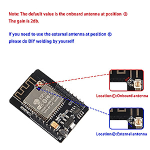 AITRIP 2 Pieces ESP32-CAM WiFi Board ESP32-CAM-MB Micro USB to Serial Port CH340G with OV2640 2MP Camera Module Compatible with Arduino IDE Arduino Raspberry Pi