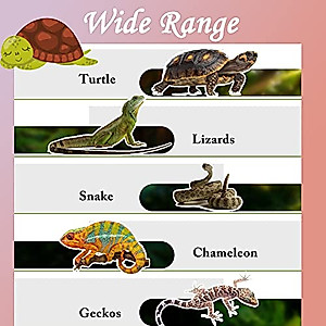 CRRZT Reptile Heat Lamp: 360° Rotatable, Timing & Dimming, 3Pack E27 UVB/UVA Basking Lights (1 * 25W & 2 * 50W)