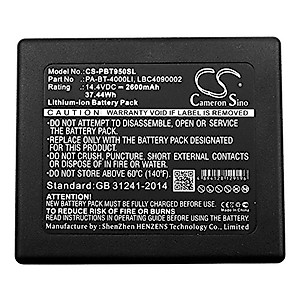 Battery HP25B Replacement for Brother P Touch P 950 NW RuggedJet RJ, PA-BB-001, PA-BB-002, PT-D800W, PT-E800T/TK, PT-E850TKW, PTP900W, PT-P900W, PTP950NW, PT-P950NW, RJ 4040 TD 2130 NHC, RJ4030