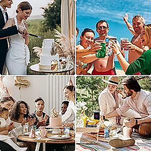 Custom Beer Can Coolers Sleeves Bulk Personalized Insulated Can Bottle Holder with Logo Image Text for Wedding Birthday Party Decorations 1-1000PCS