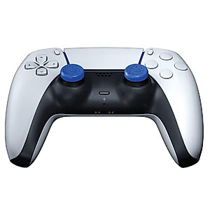 KontrolFreek No-Slip Thumb Grips for Playstation 5 (PS5) and Playstation 4 (PS4) Controller | 4 Pack | Blue and Black