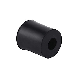 Vbestlife Double Bass Endpin Rubber Tip Stopper, Set of 2 Upright Bass Parts Replacement Rubber Tip for Double Bass End Pin Protector Black