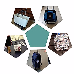 Hand Truck with Telescoping Rod and 4 Wheels, Heavy-Duty Folding Cart for Luggage, Backpacks and More, Black