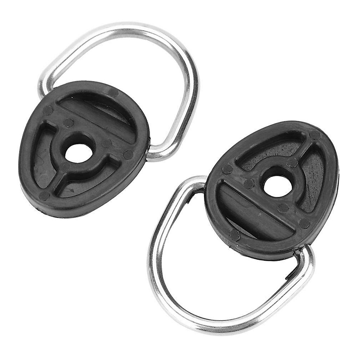 SolUptanisu Kayak D Ring Accessories,2pcs Kayak D Ring Tie Down Loop Safety Deck Fitting Accessory Parts