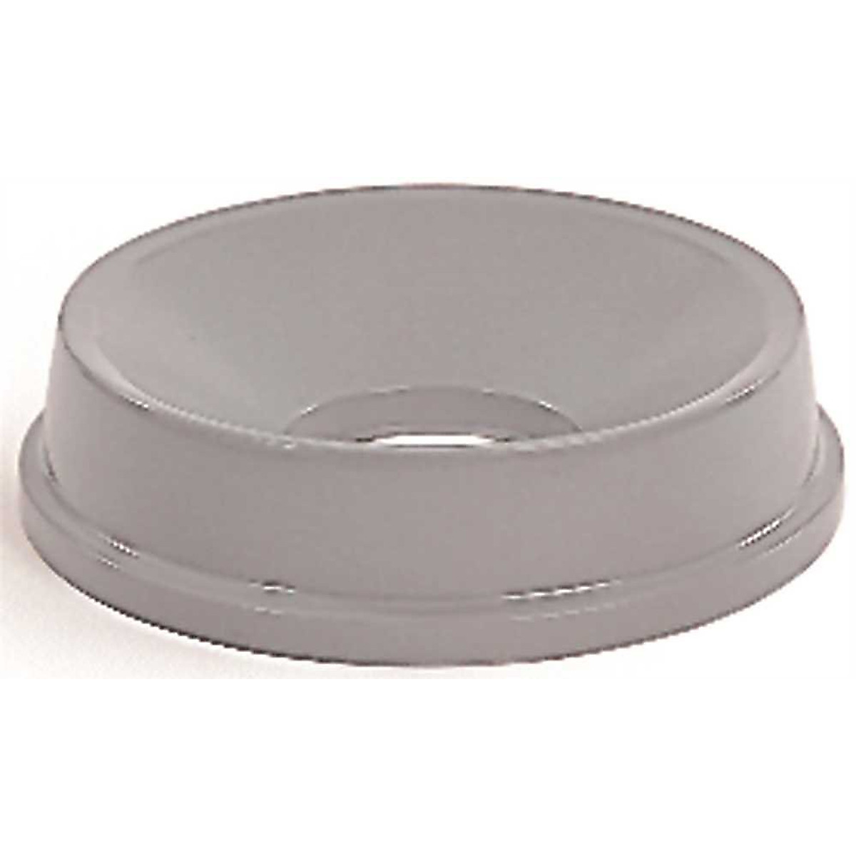 Rubbermaid Commercial Products Round Funnel-Top Trash Can Lid for Untouchable Containers, Gray, 16.2 in. -RCP354800GY