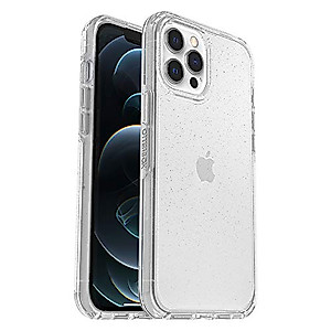 OtterBox SYMMETRY CLEAR SERIES Case for iPhone 12 Pro Max - STARDUST (SILVER FLAKE/CLEAR)