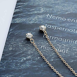 Olbye Low Back Necklace Crystal Backdrop Necklace Gold Body Chain Jewelry for Women Bridal Necklace Jewelry