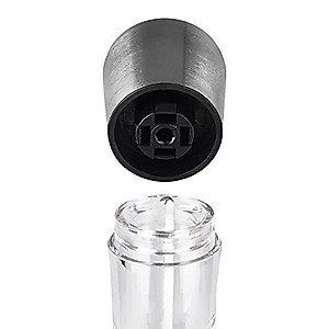 Cole & Mason H59408G Derwent Salt and Pepper Mills | Gourmet Precision+ | Stainless Steel/Acrylic | 190mm | Gift Set | Includes 2 x Salt and Pepper Grinders | Lifetime Mechanism Guarantee