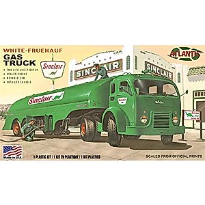 Atlantis Vintage Gas Truck Plastic Model Kit 1/48 Models Green