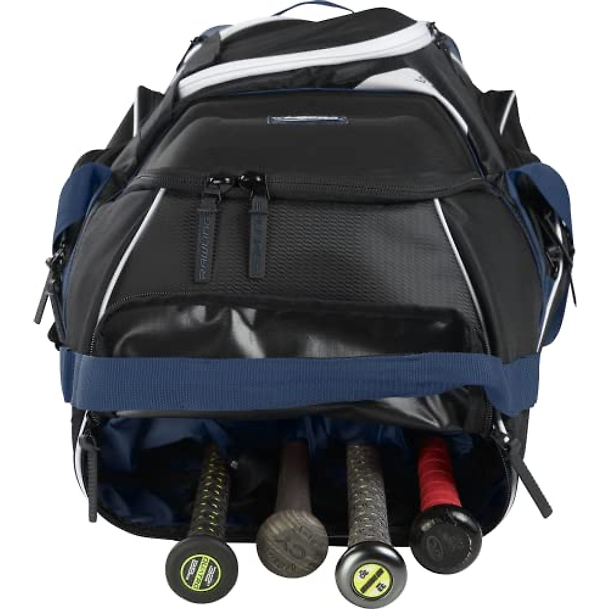 Rawlings | R1502 Wheeled Catcher's Bag | Baseball/Softball | Navy