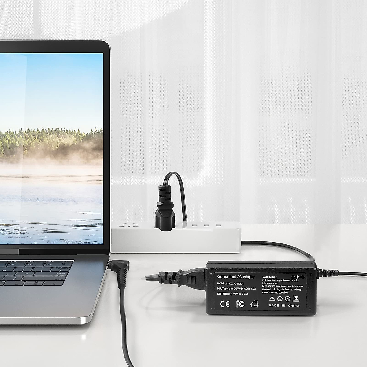 65W Laptop Charger for Lenovo IdeaPad 3 81X800ENUS Ideapad 3i Flagship Ideapad 1i 8VUL0086 Flex 4 5 6 14 15 S340 S145 100s 110 310 320 330 330s Power Charging Cord