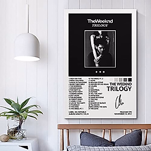 The Weeknd Poster Trilogy Album Cover Poster for Boys Room Canvas Wall Art Bedroom Decor 16x24inch(40x60cm)