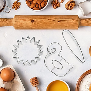 Didaey 10 Pieces Summer Pool Cookie Cutters Pineapple, Ice Cream, Flamingo, Flip Flop Sunglasses, Watermelon Cookie Cutters Molds for Summer Tropical Beach Pool Party Supplies Decorations