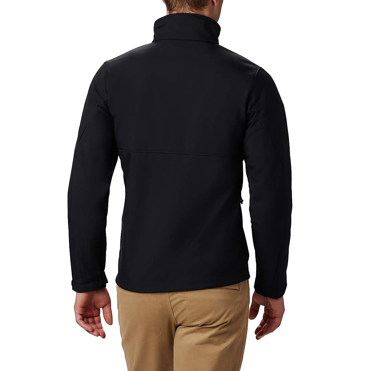 Columbia Men's Ascender Softshell Jacket, Black, Large Tall