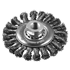 Bosch 2609256509 M14 100 mm Stainless Wire Wheel Knotted Wire