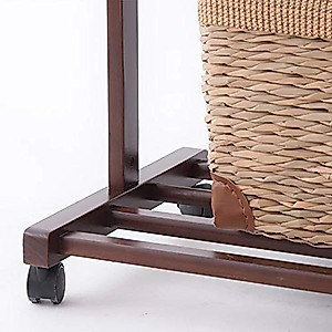 Katahomie Caster Wheels 1.5 inch Nylon Swivel Plate Casters Pack of 4 with Screws