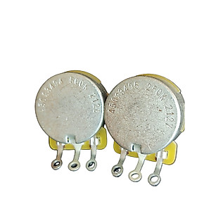 2 CTS Full Size Solid Shaft Pots 1x 500KA 1x 250KA Hot Rod Set Potentiometers