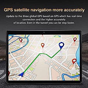 HD 10.1 Inch Android Tablet - 8-core IPS - High Definition Screen - WiFi Bluetooth Voice Call - Game Video Learning Tablet - SIM Card Communication Function 256GB (Black)