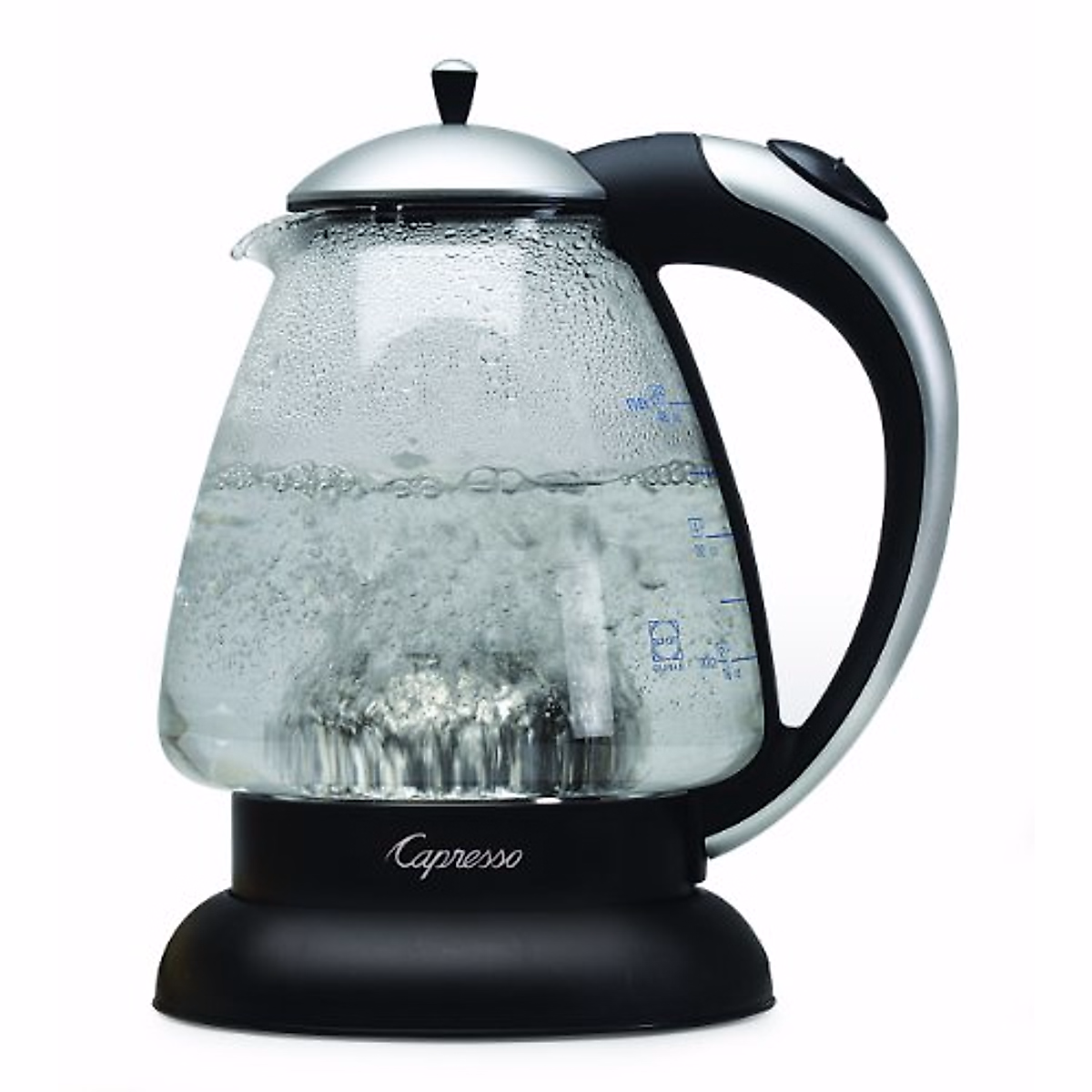 Capresso 259.04 H2O Plus Water Kettle, Matte Silver, 48-Ounce