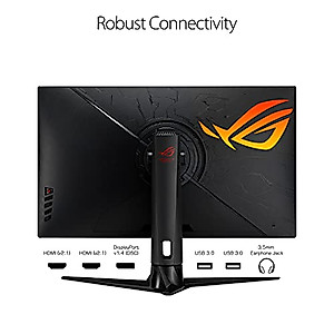 ASUS ROG Swift PG32UQ 32” 4K HDR 144Hz DSC HDMI 2.1 Gaming Monitor, UHD (3840 x 2160), IPS, 1ms, G-SYNC Compatible, Extreme Low Motion Blur Sync, Eye Care, DisplayPort, USB, DisplayHDR 600